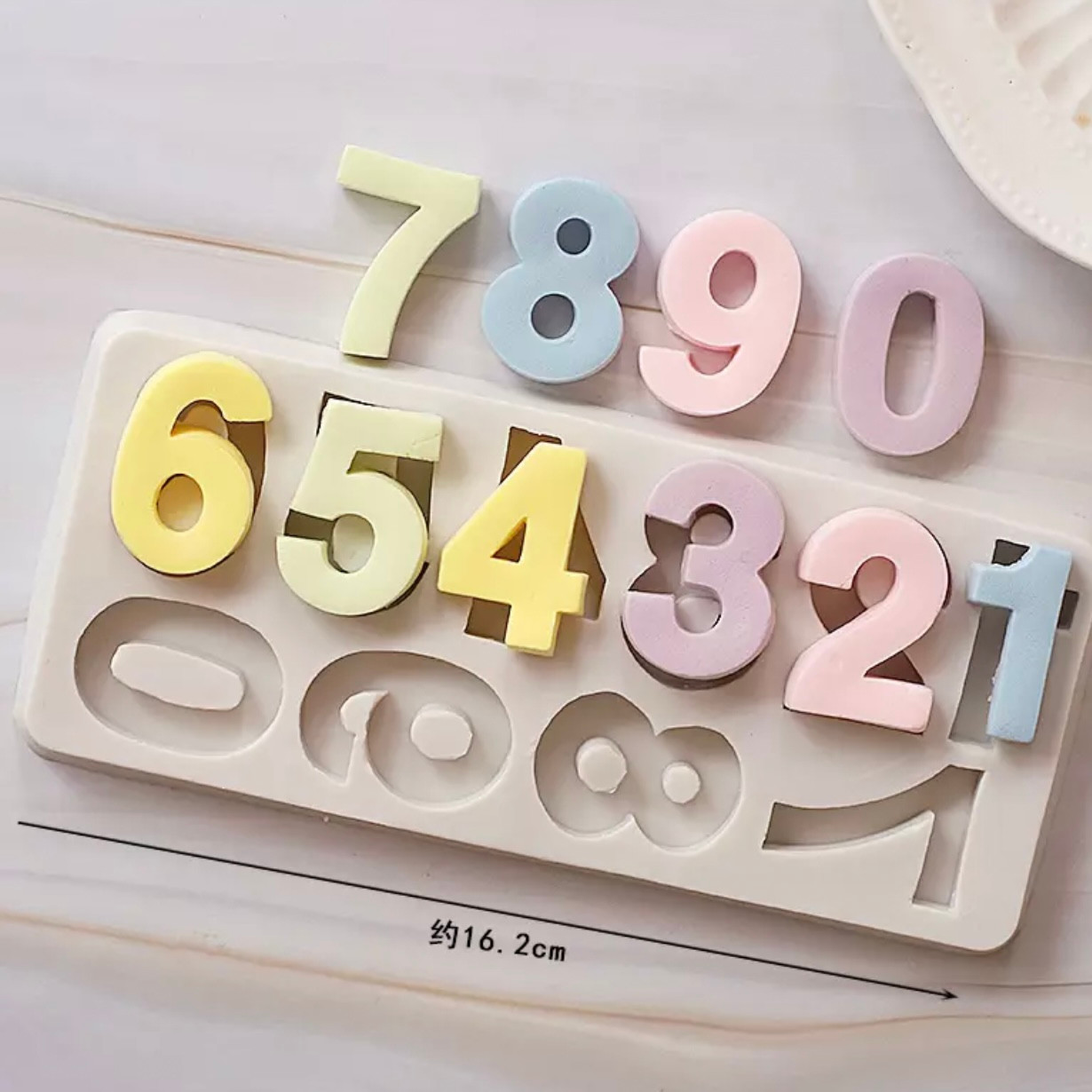 Number Chunky Silicone Mold PM781 - Christines Molds