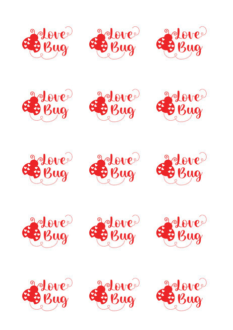 Love Bug edible image Em275 - Christines Molds