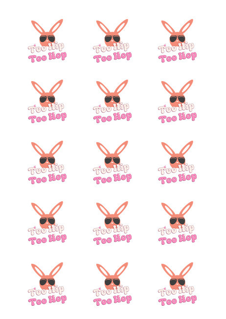 To hip to hop edible image Em352 - Christines Molds