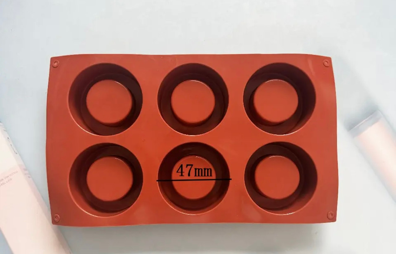 Large Round Cup Silicone mold - Christines Molds