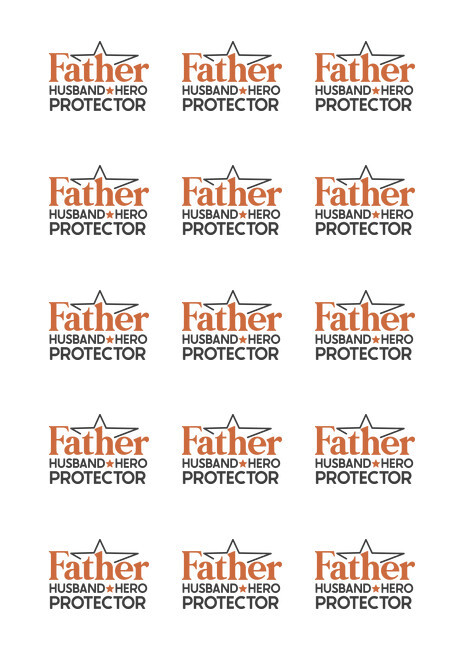 Father Protector edible image Em454 - Christines Molds