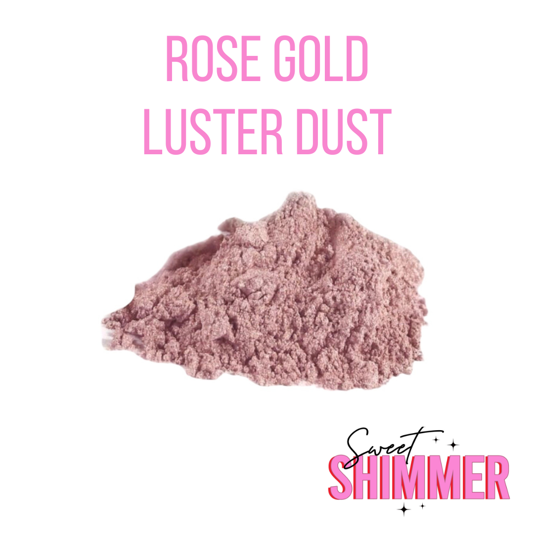 Rose Gold Edible Luster Dust - Christines Molds