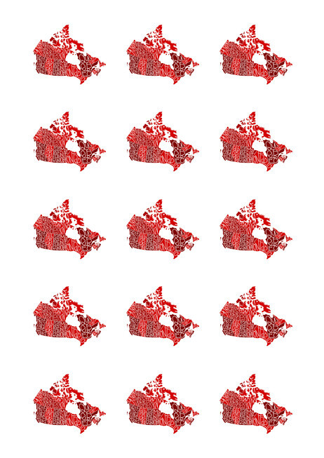 Canada Day Edible Image -Em495 - Christines Molds