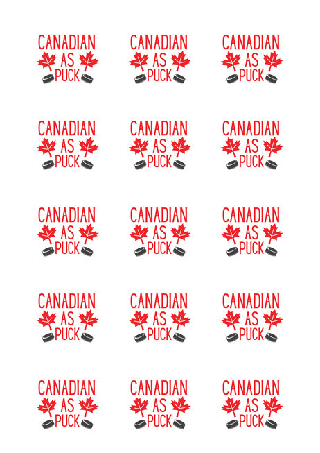 Canada Day Edible Image -Em498 - Christines Molds
