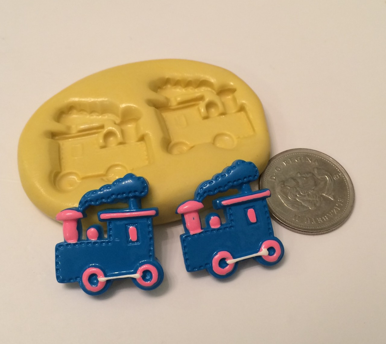 Train Set Silicone Mold - Christines Molds