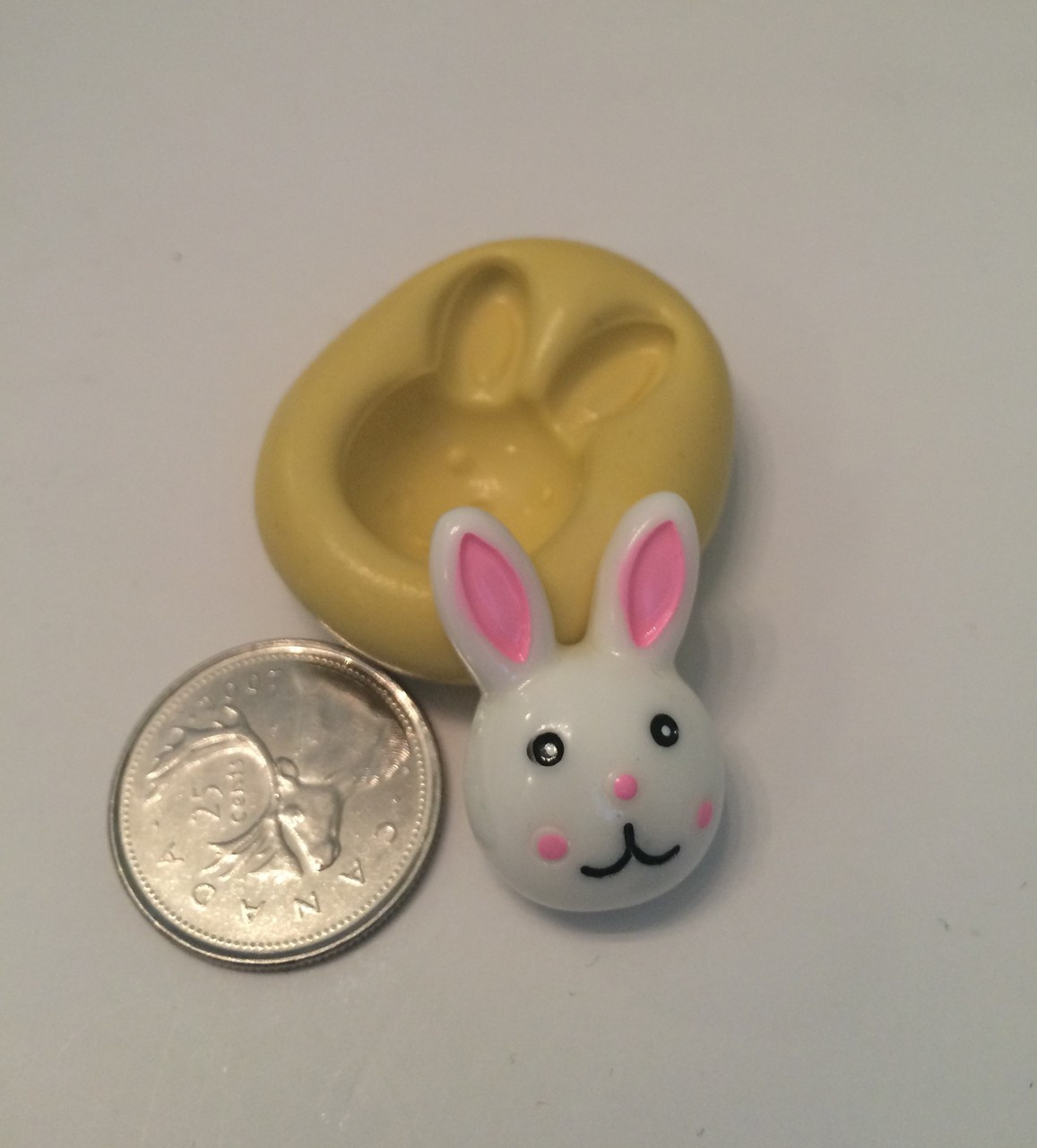 Rabbit Face Silicone Mold - Christines Molds