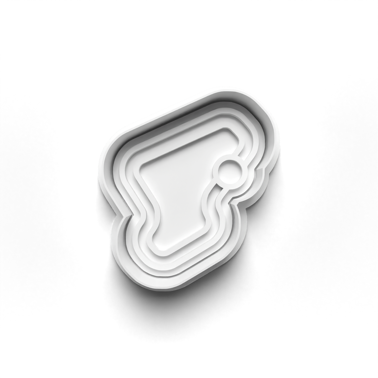 Racing Track stamp and cookie cutter - Christines Molds