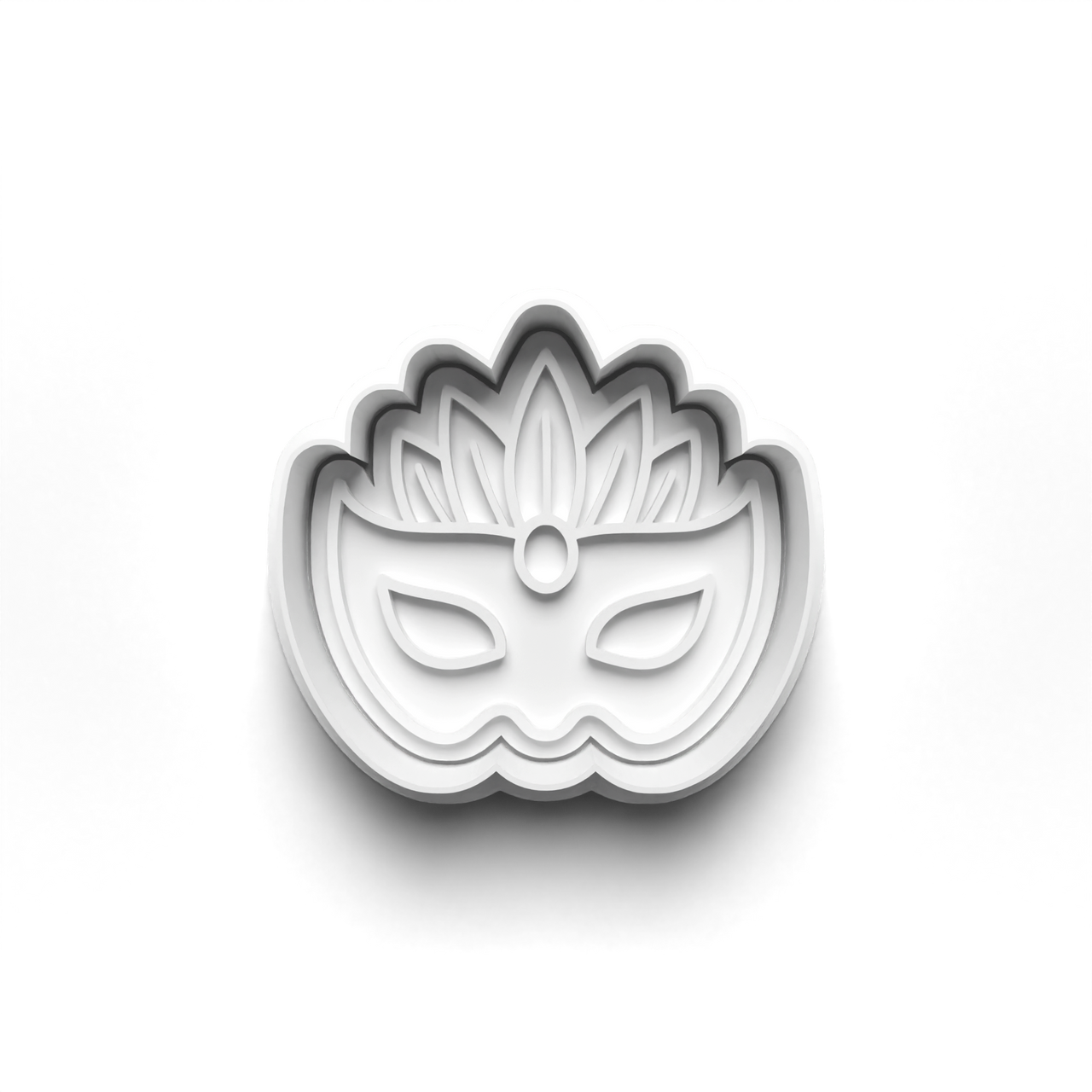 Mask stamp and cookie cutter cc324 - Christines Molds