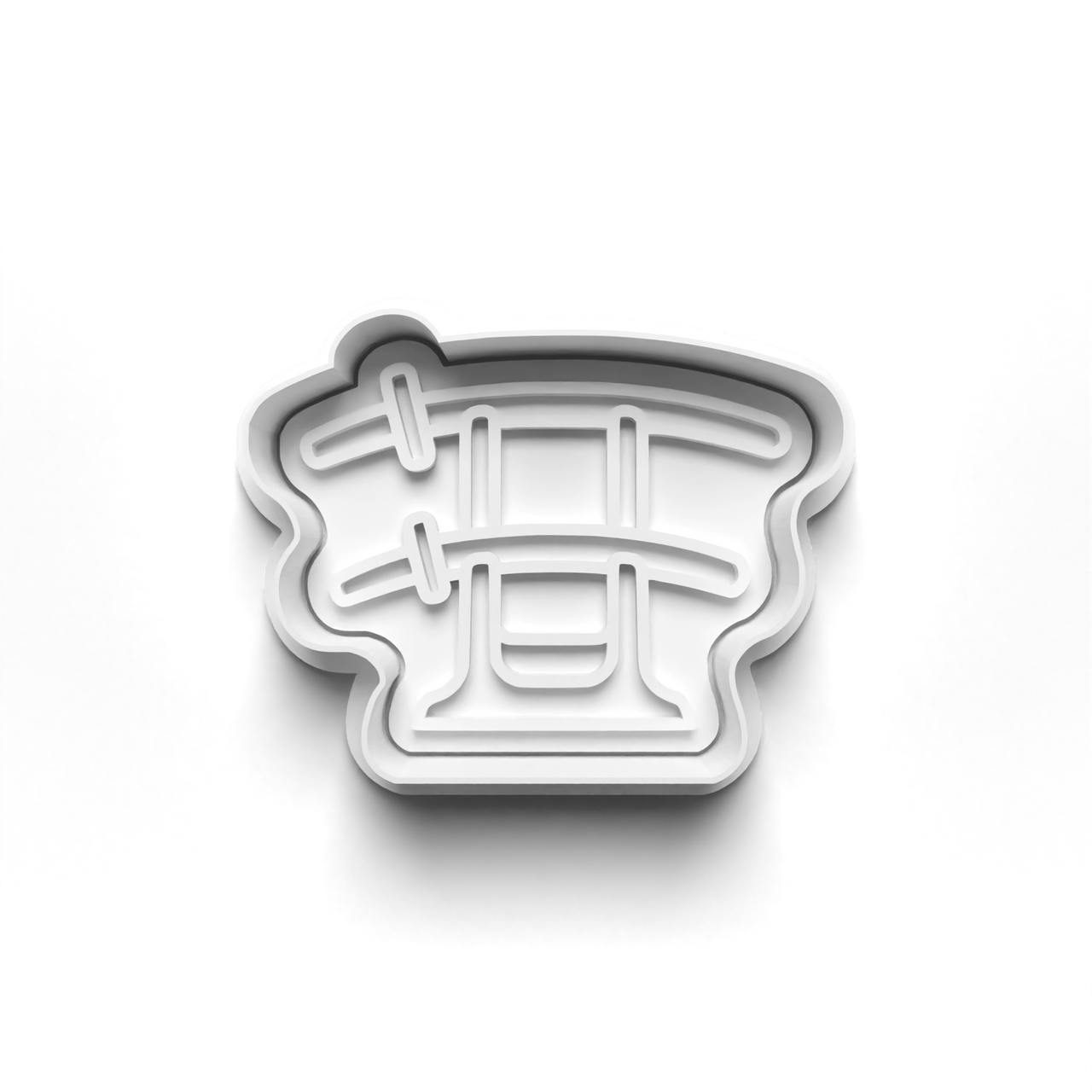 Ninja stamp and cookie cutter cc375 - Christines Molds