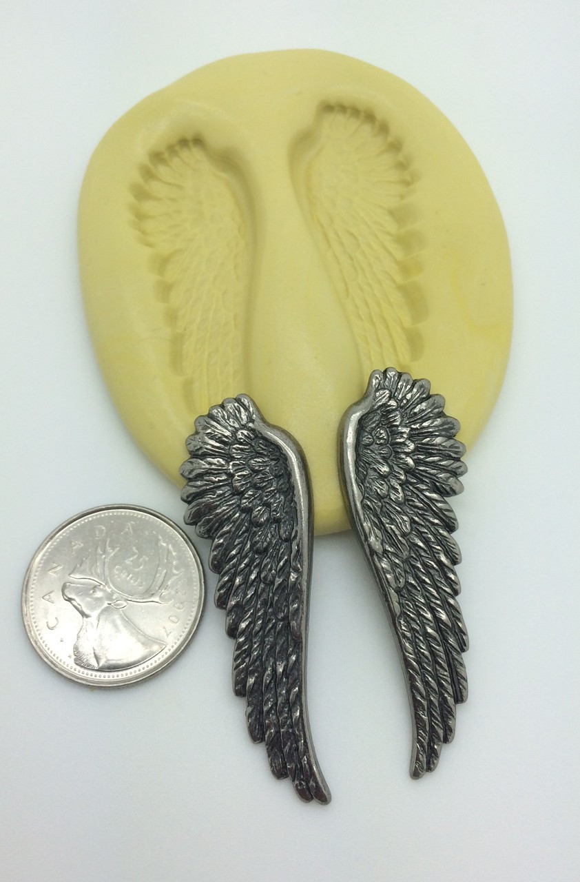 Large Wings Wings Silicone Mold - Christines Molds