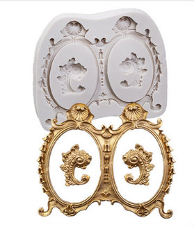 Large Double Frame Silicone Mold Set -PM237 - Christines Molds