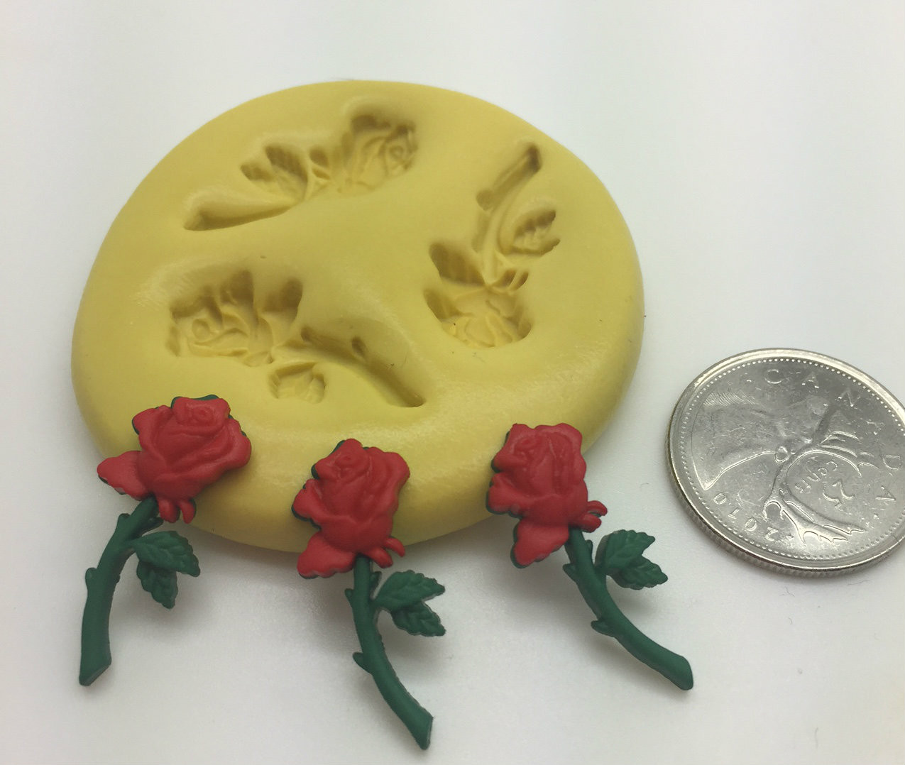 XS Mini Rose Buds Silicone Mold - Christines Molds