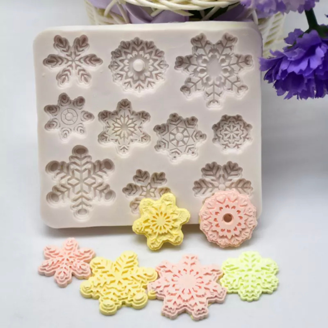 Medium Snowflake Mold Set - Christines Molds
