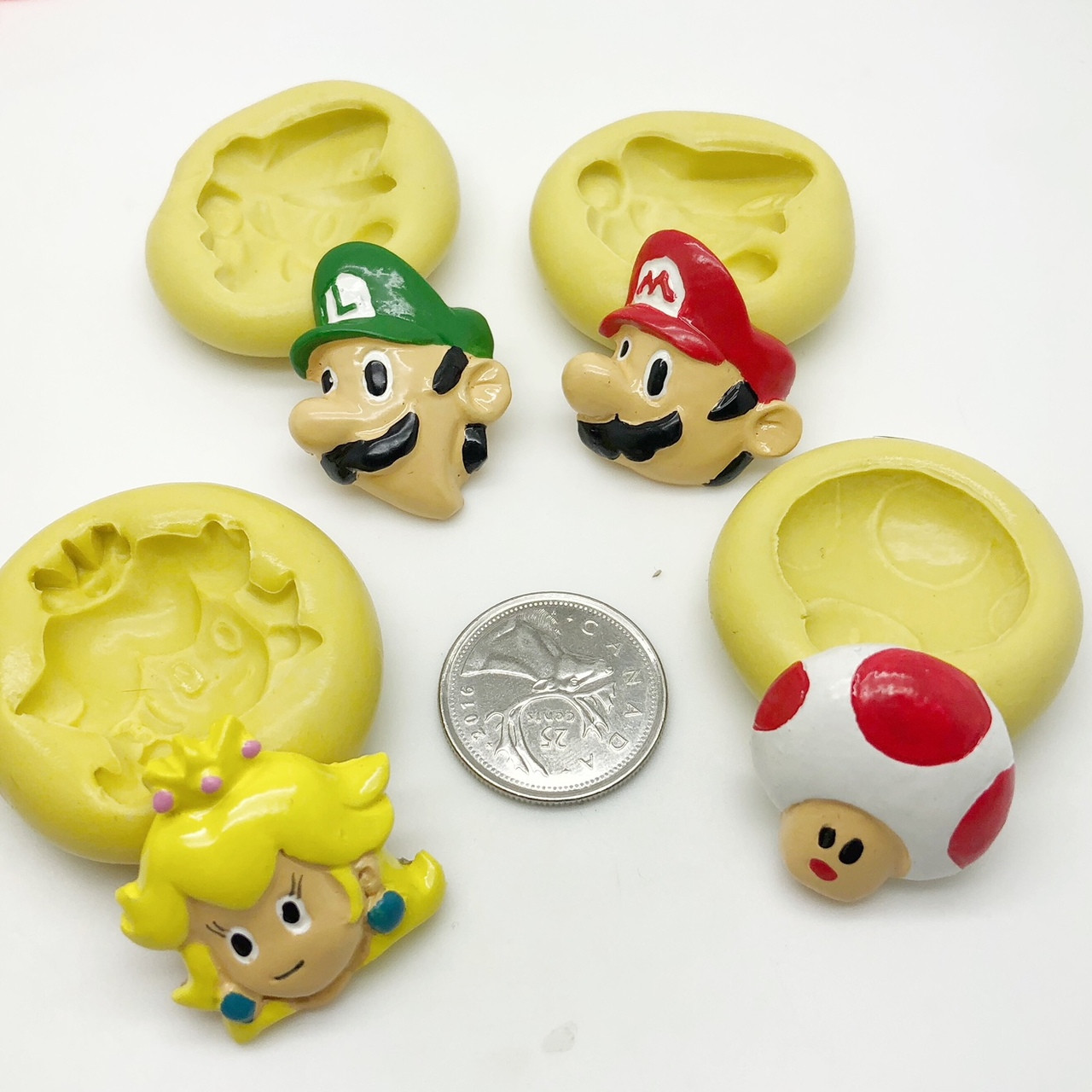 Mario Brothers Mold Set silicone - Christines Molds