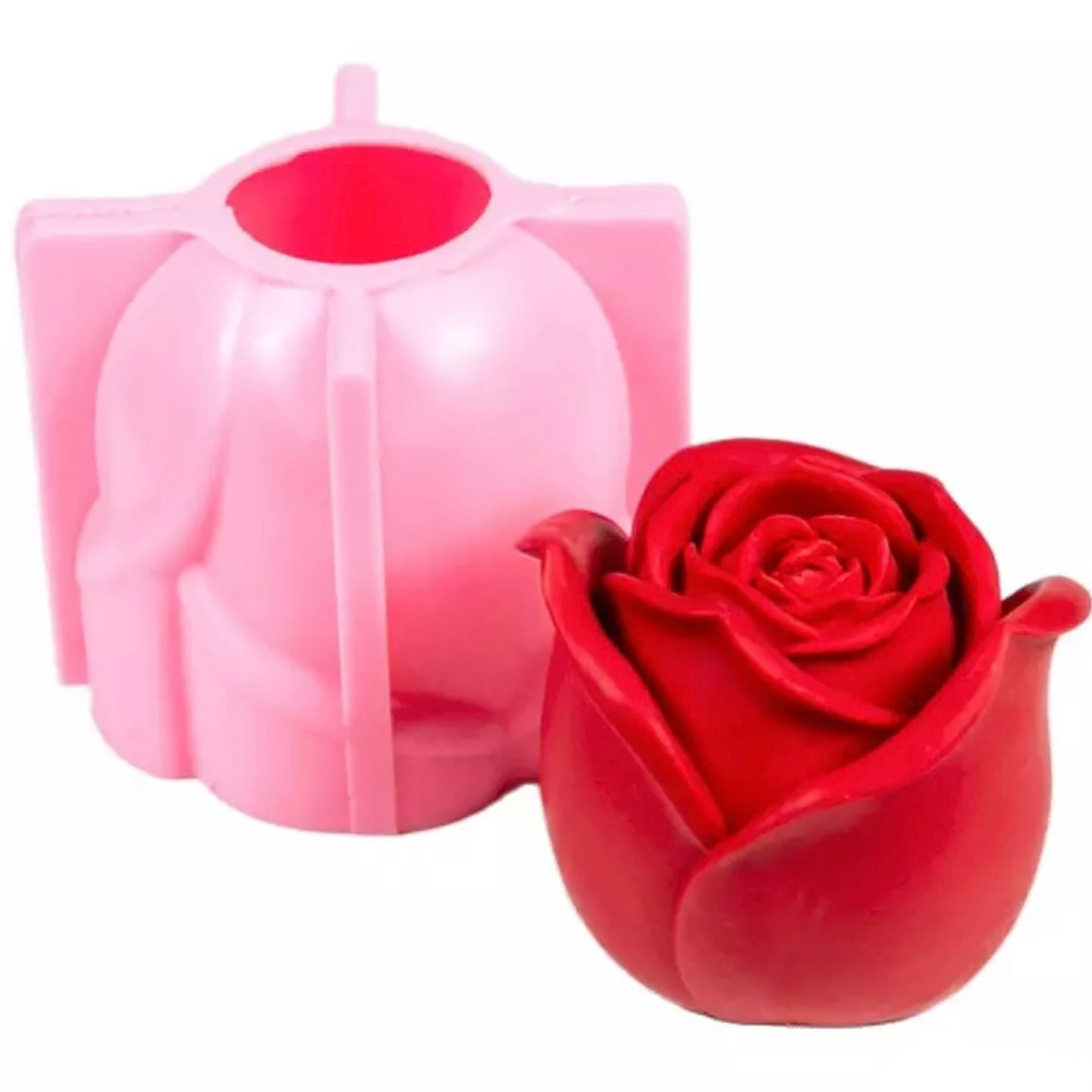 3d Rose Bud Mold PM334 - Christines Molds
