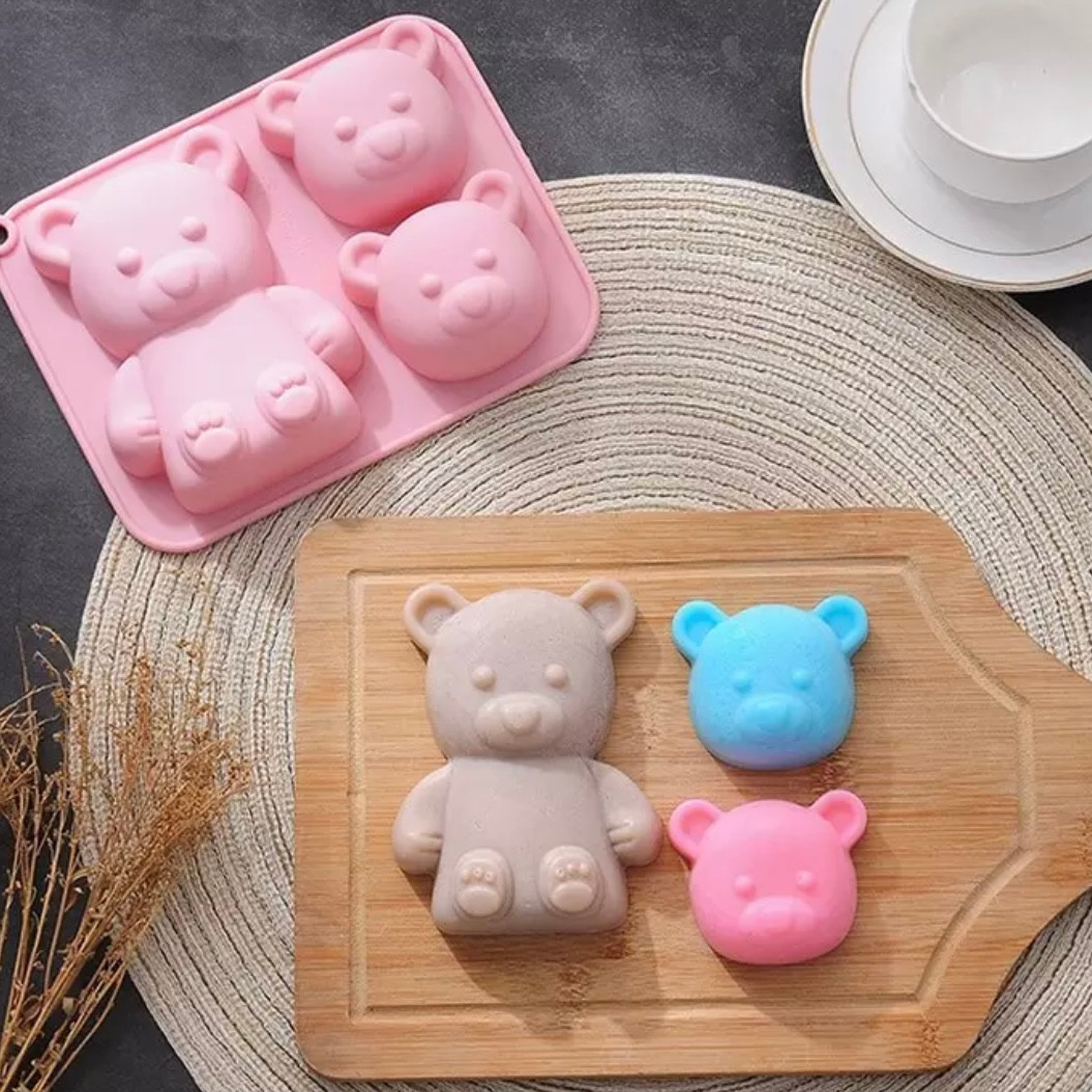 Mini Batman Head a set Silicone - Christines Molds