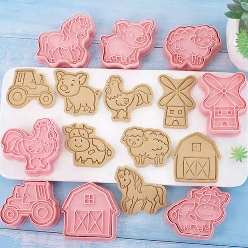 Farm Animal Cutter Set - Christines Molds