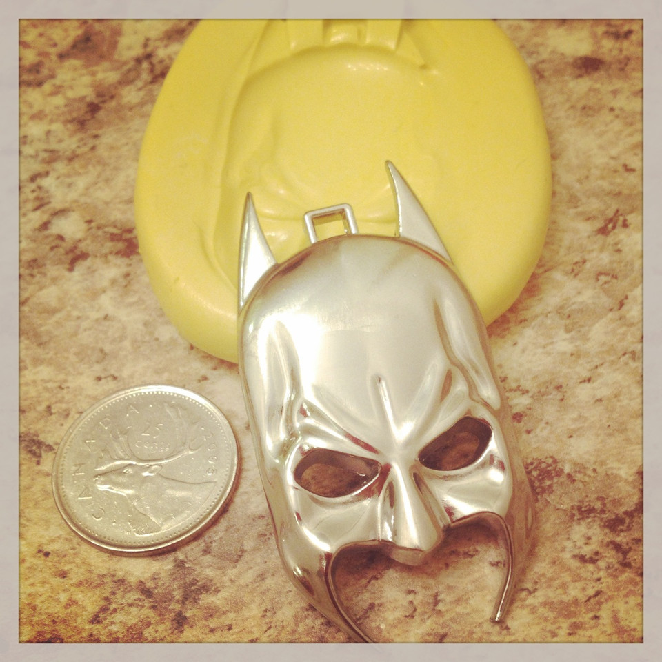 Mini Batman Head a set Silicone - Christines Molds