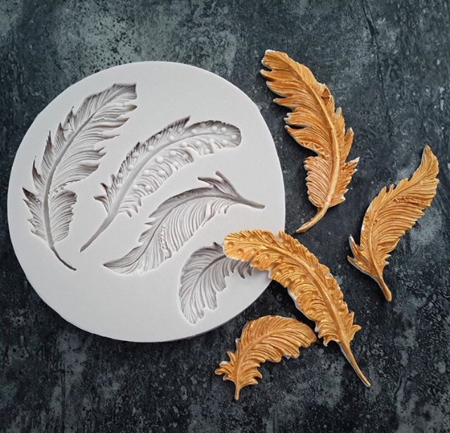 Feather Mold -PM322 - Christines Molds