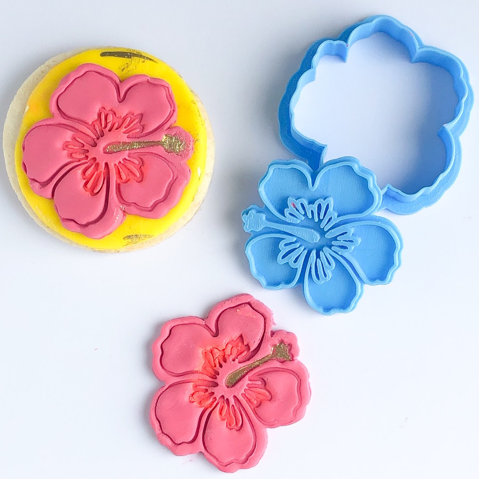 Dad Fondant stamp and cutter set (SMALL Fits Oreos) - Christines Molds