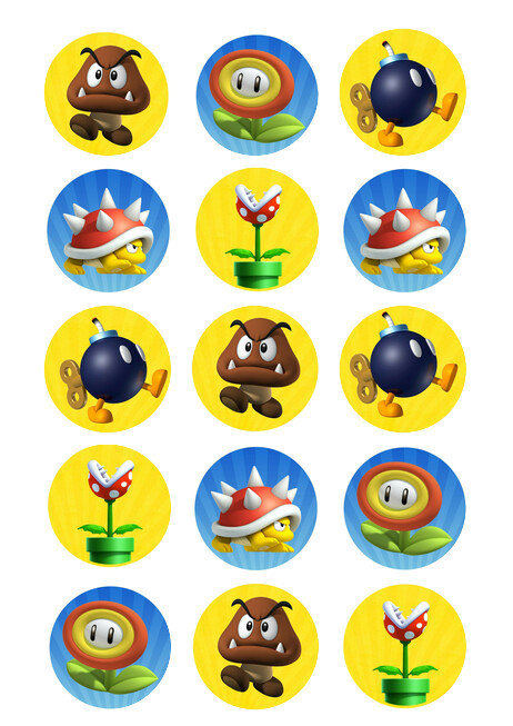 Mario Brothers Mold Set silicone - Christines Molds