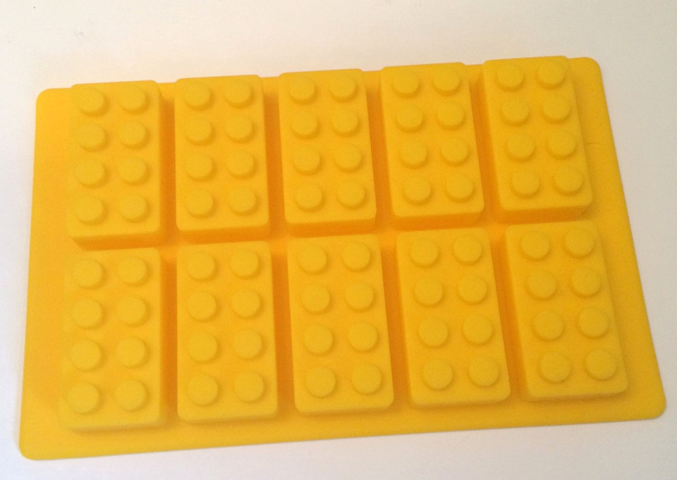 Lego Block Man 8 Cavity Mold - Christines Molds