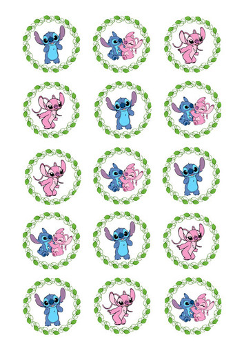 stitch edible image - em885 - Christines Molds