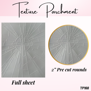 Cross Textured Parchment paper - TP168 - Christines Molds