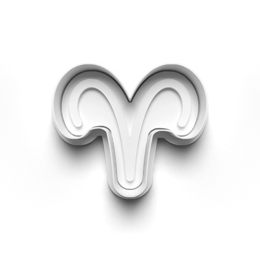 Zodiac Aries Stamp Cookie cutter Set - 0781 1 - Christines Molds