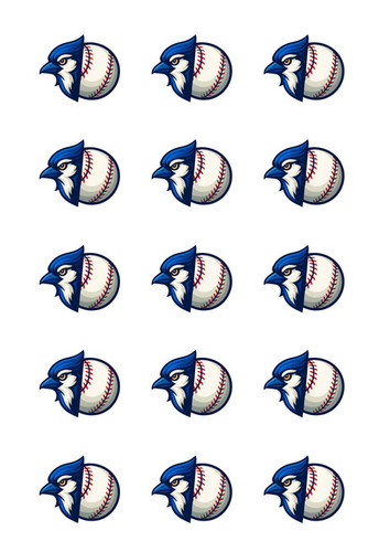 Blue Jays edible image - em10728 - Christines Molds
