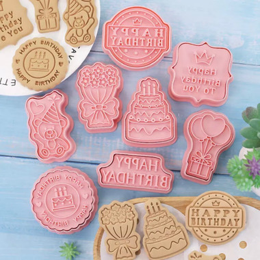 Happy Birthday Cutter Set - Christines Molds