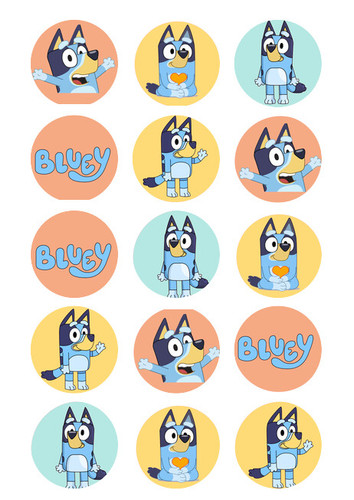 Bluey edible image - em861 - Christines Molds