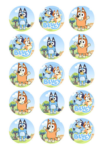 Bluey edible image - em862 - Christines Molds