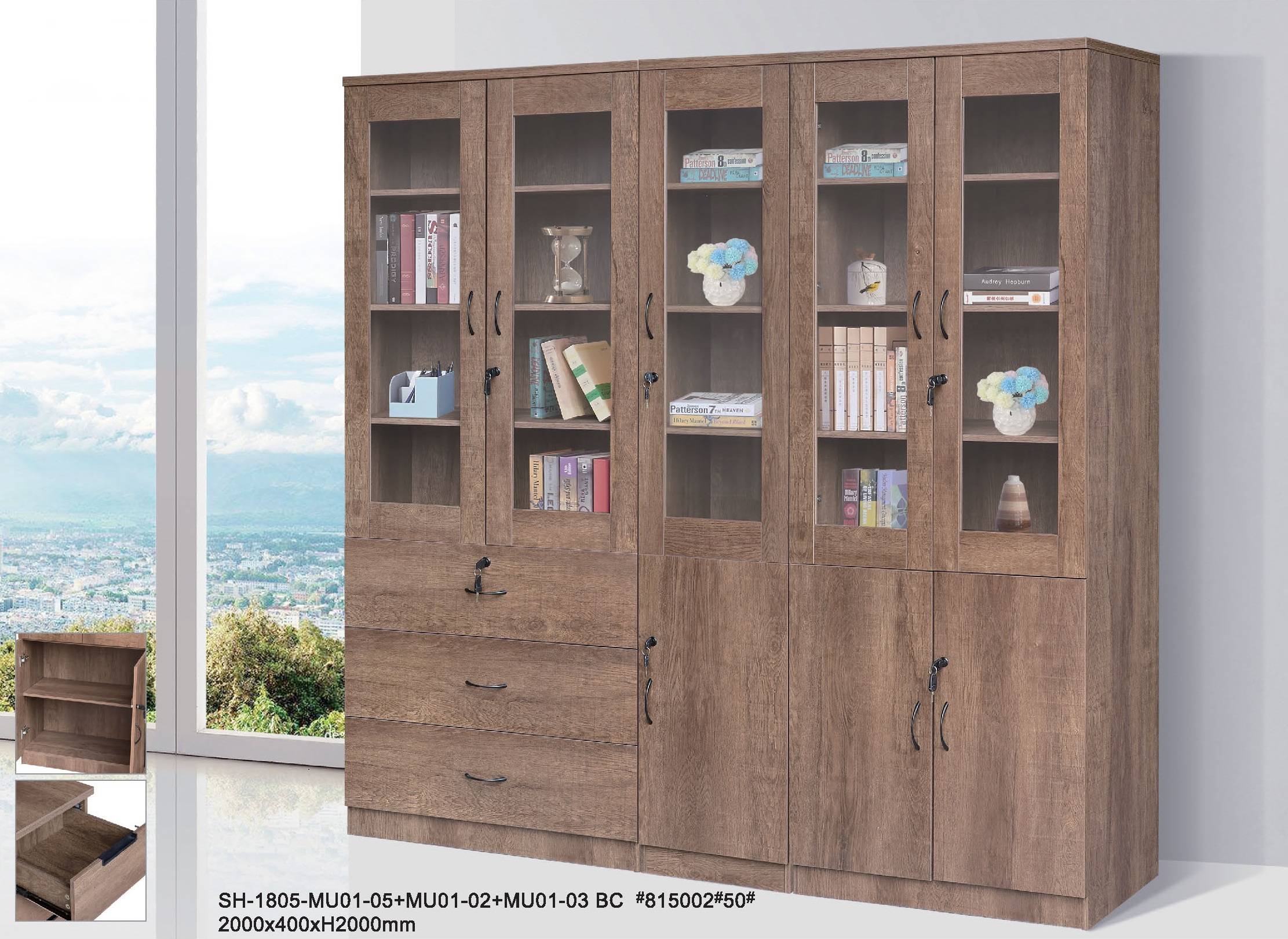 Book Cabinet With Doors