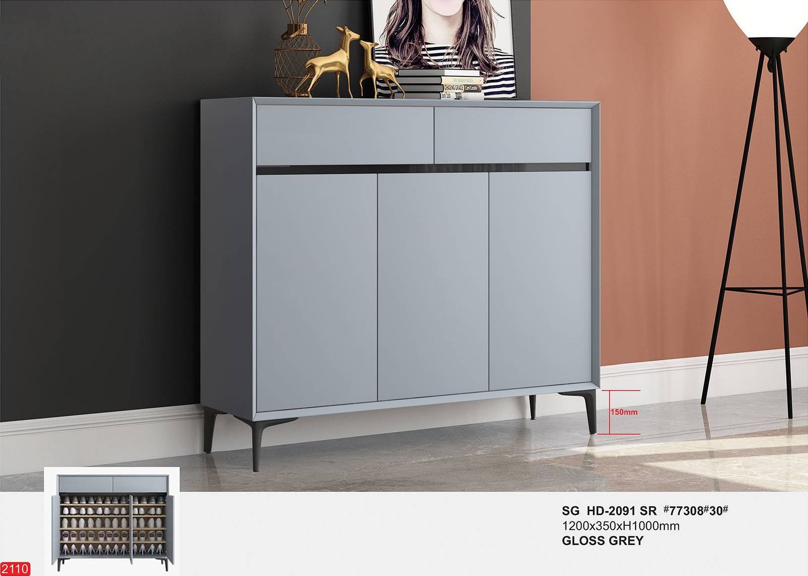 Carolyn II Shoe Cabinet