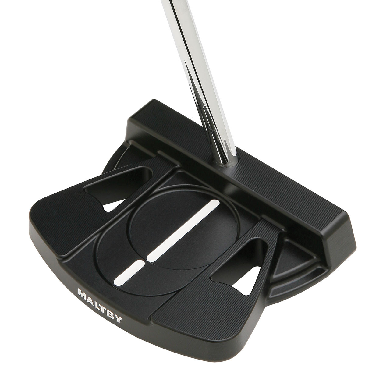 Maltby Moment MAX Milled Black Center Shafted Putter Head - The GolfWorks