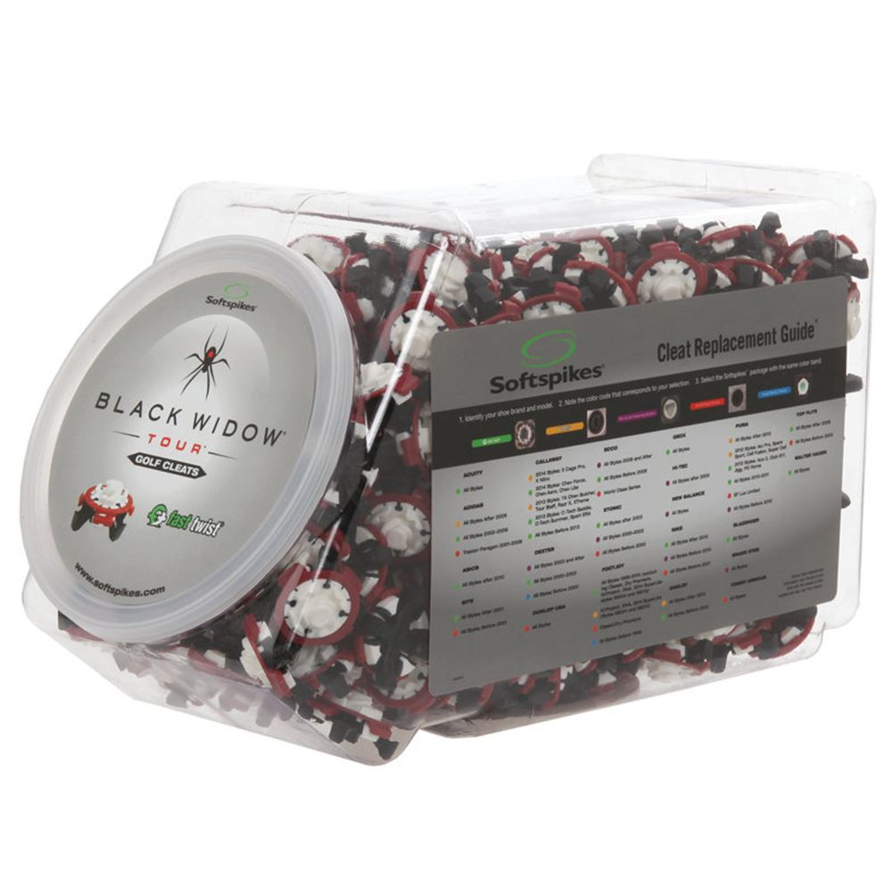 Black Widow Tour Fast Twist Golf Cleats - 800 Count - The GolfWorks