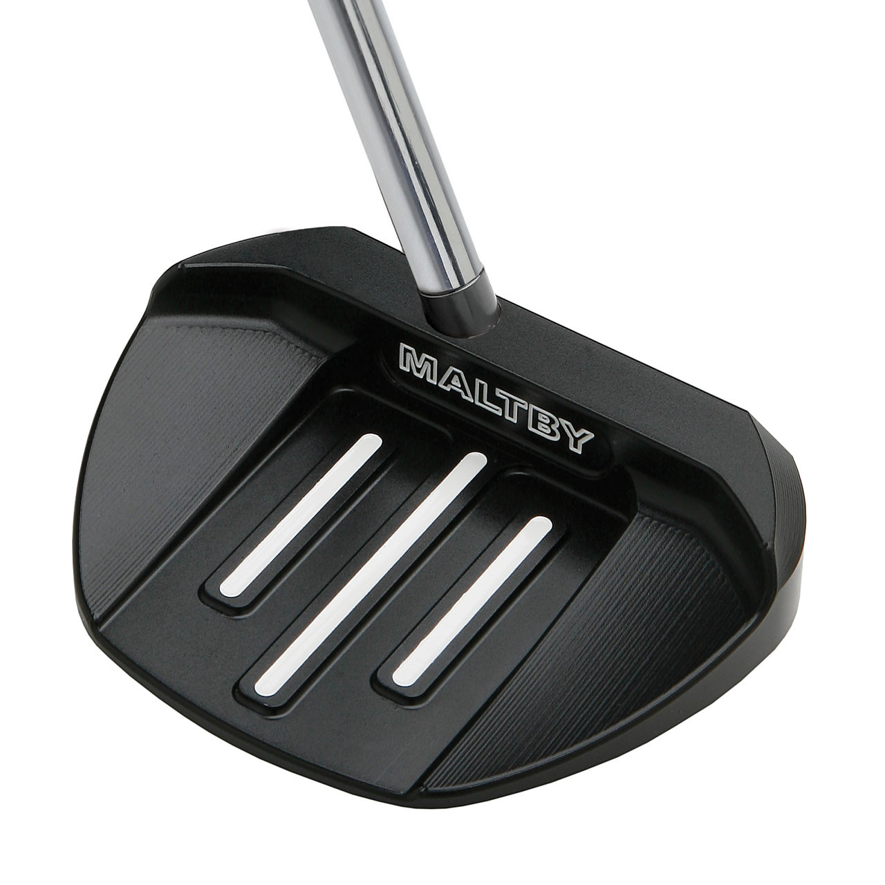 Maltby Pure-Track PTM-5+ Tour Milled Center Shafted Black Chrome Custom ...
