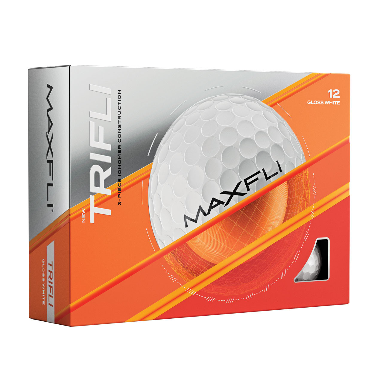 Maxfli 2025 TriFli Golf Balls Dz - MXB0055 - The GolfWorks