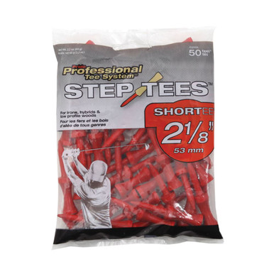 PTS Hardwood Step Golf Tees 2 1/8 - The GolfWorks