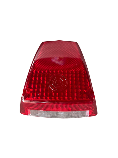 Taillight lens w/clear panel