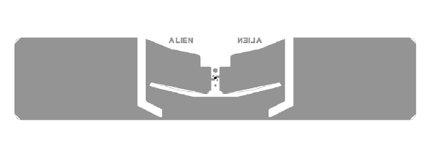 Alien G RFID White Wet Inlay (ALN-9654, Higgs-3)