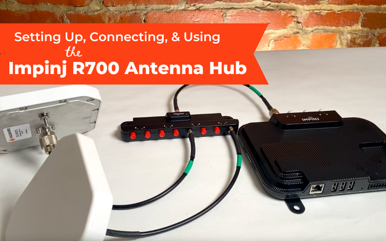 Impinj R700 Antenna Hub Setting Up Connecting And Using This Rfid