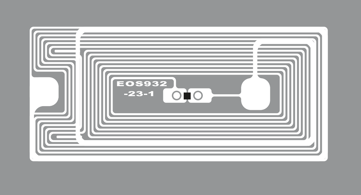 Tageos EOS-932 HF Paper Tag | NXP ICODE SLIX2 | Atlas RFID