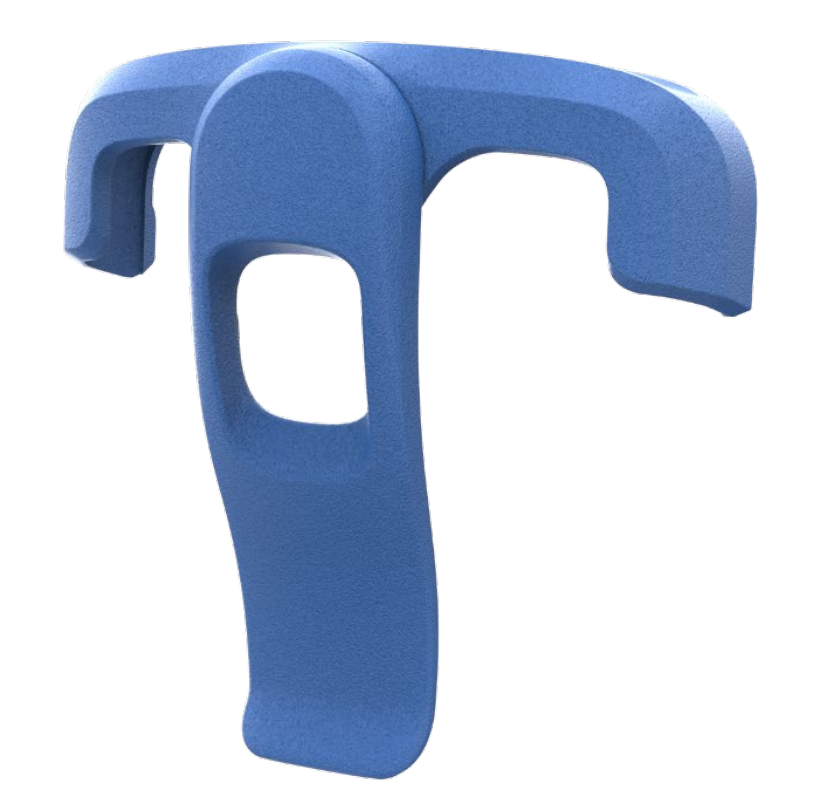 Zebra Carrying Clip for HC2X and HC5X Healthcare | atlasRFIDstore
