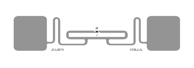 Alien Squiggle RFID White Wet Inlay (ALN-9940, Higgs-9)