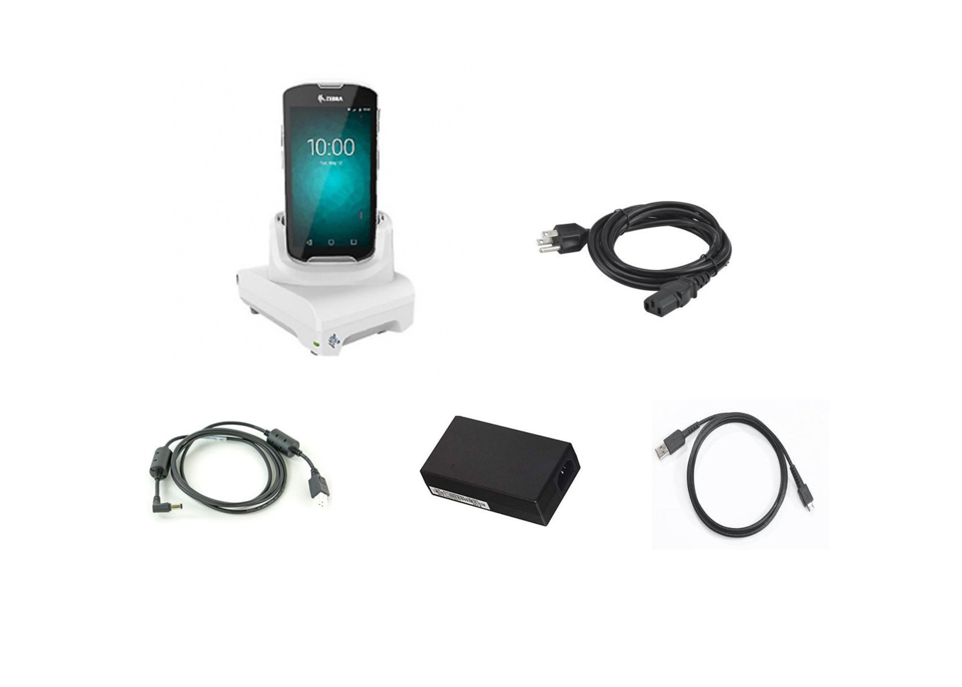 Zebra 1-Slot USB Charging Cradle Kit for TC5x Healthcare Mobile Computers