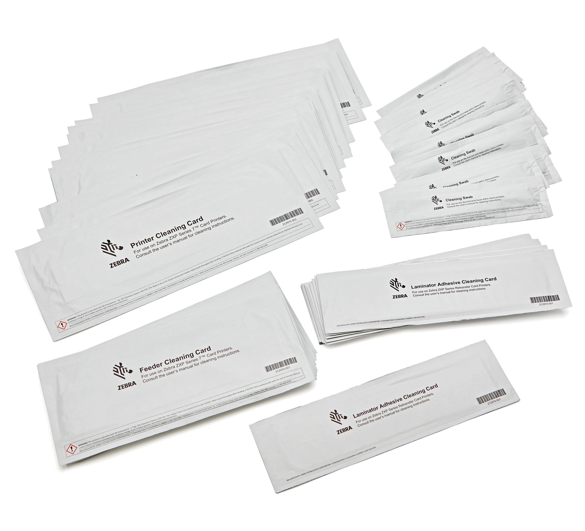 Zebra Print Station and Laminator Cleaning Kit | For Laminating ZXP7 ...