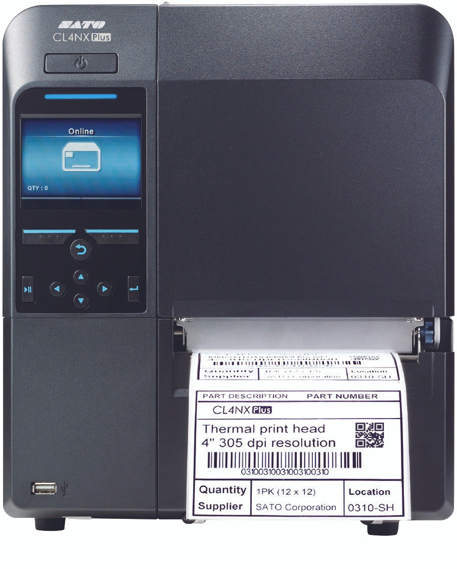 SATO CL4NX Plus Series Thermal HF/NFC RFID Barcode Label Printer ...