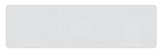 Vulcan RFID White Wet Adhesive+ Label